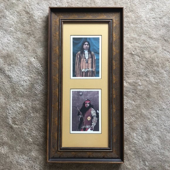 Wall Decor | Indigenous Native Man And Woman Wood Framed Prints | Poshmark